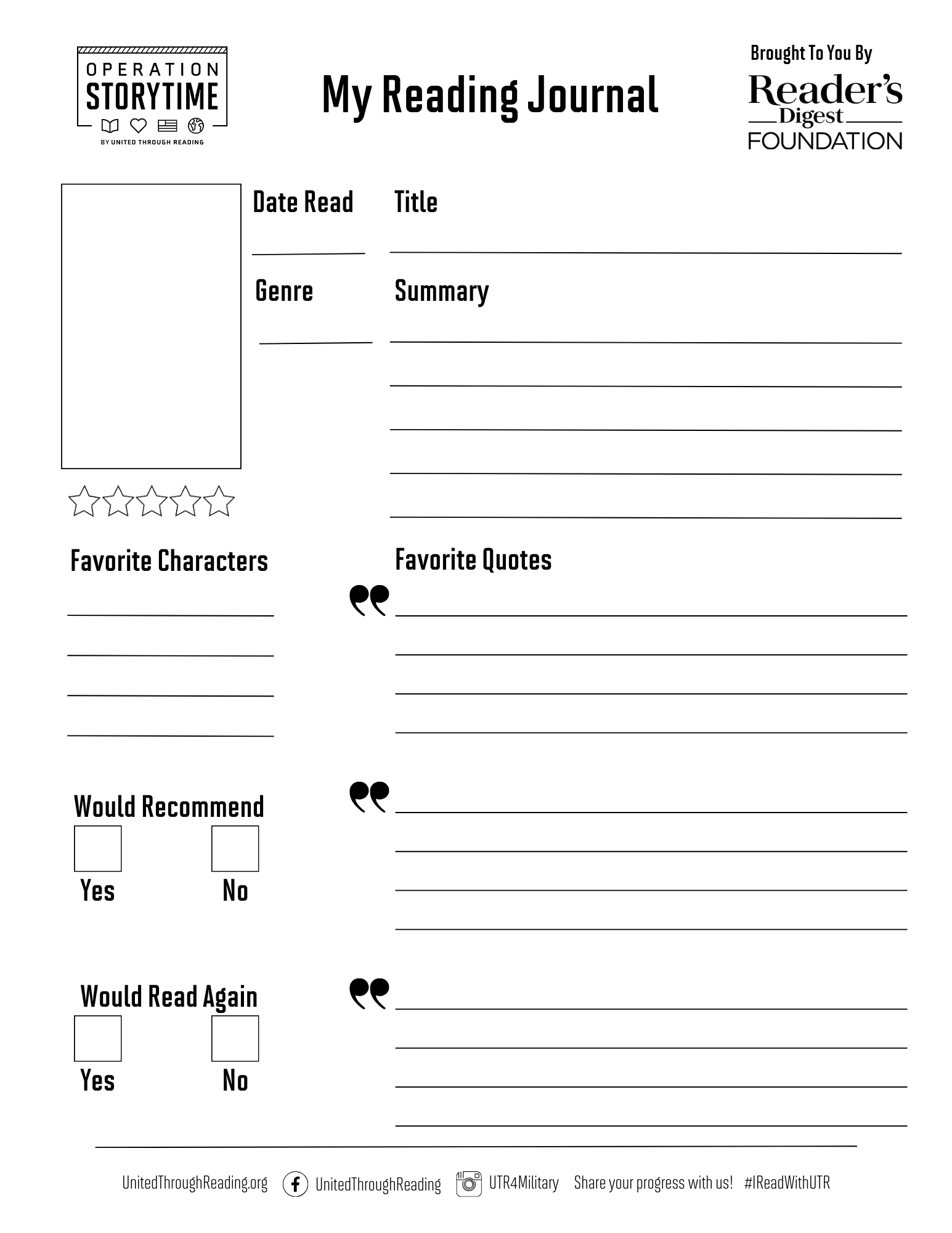 Meet our 2024 Reading Trackers - United Through Reading