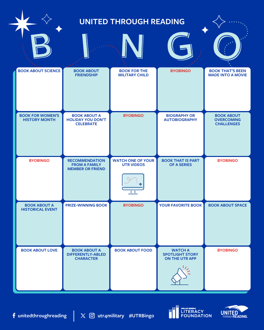 United Through Reading Bingo – United Through Reading
