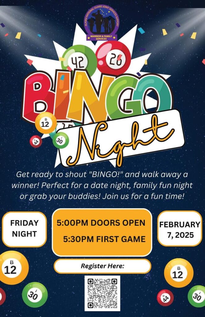 AK ARNG Family Programs Bingo - United Through Reading