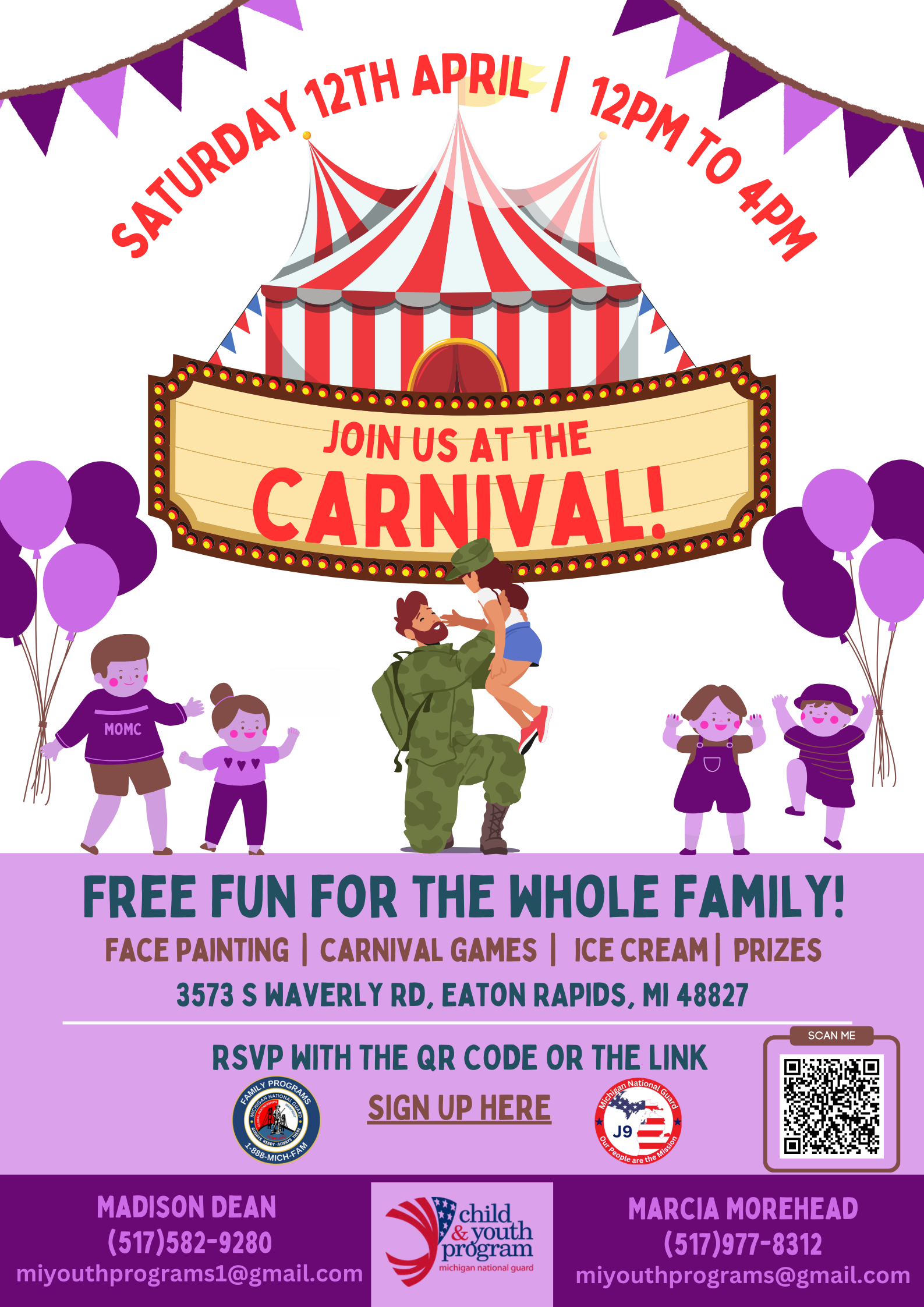 MI ARNG C&Y MOMC Carnival – United Through Reading